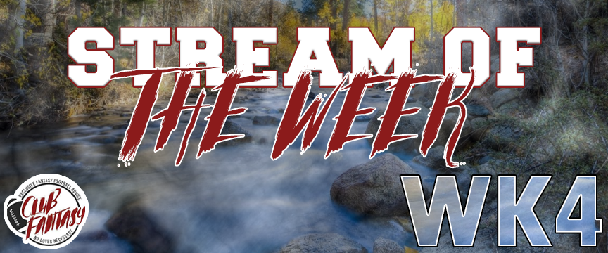 Week 4 Streams | QB, TE, and Defense Rankings