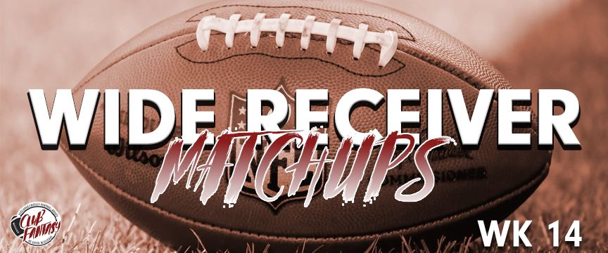 Wide Receiver Matchups | Week 14 Fantasy Football